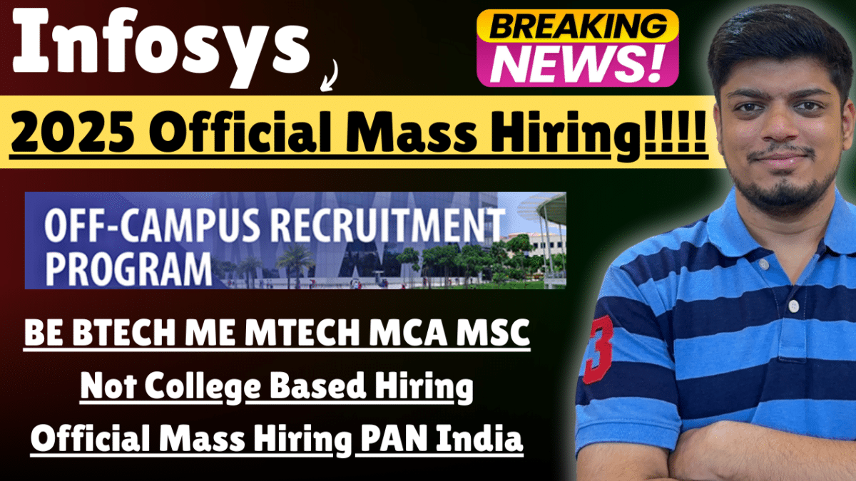 Infosys SP DSE Off-Campus Hiring | College Based Hiring | Infosys Off ...