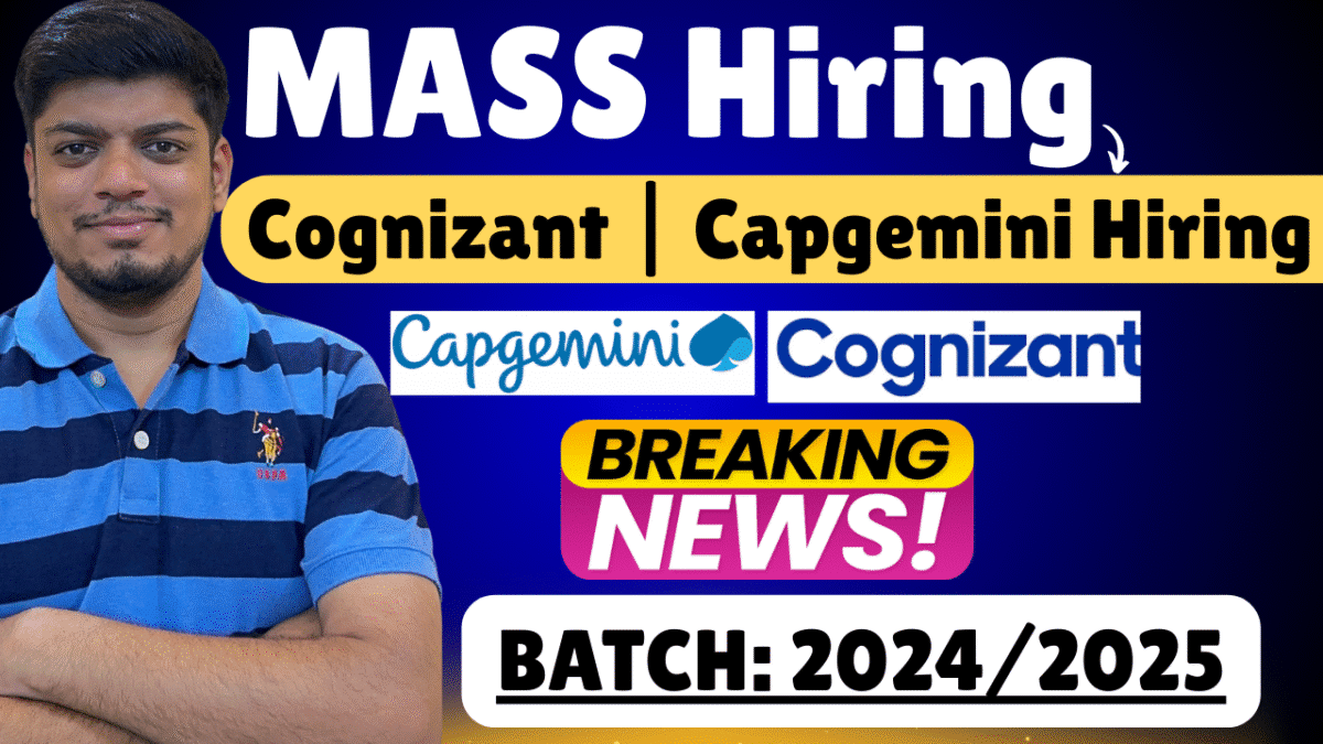 Capgemini Cognizant Hiring | Superset Mass Hiring | Off-Campus Drive 2024/2025 BATCH - New Off ...