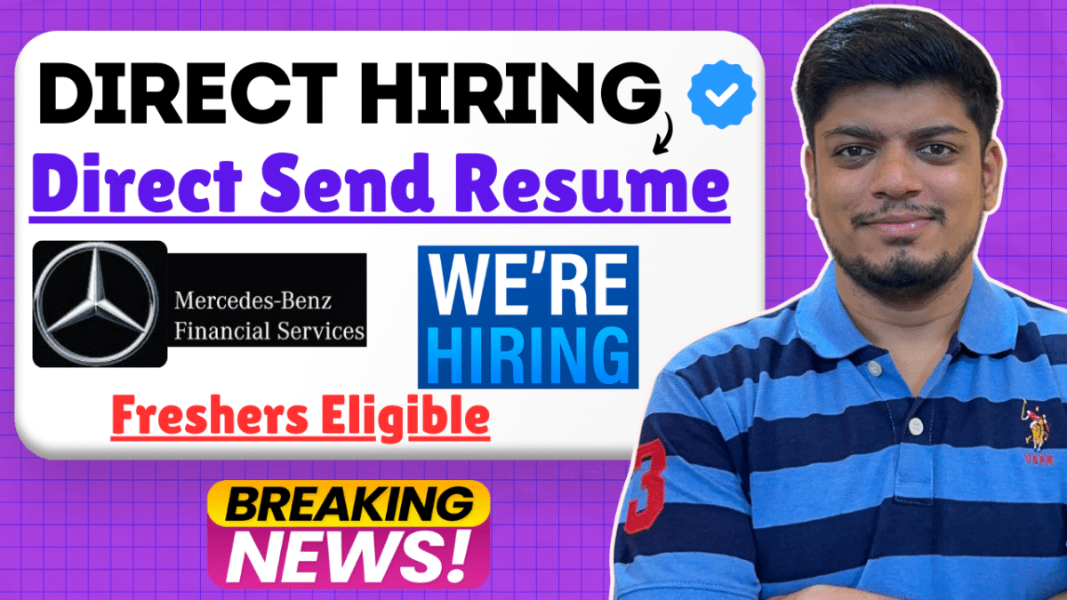 Mercedes Benz Direct Send Resume Hiring | Associate S/W Developer ...